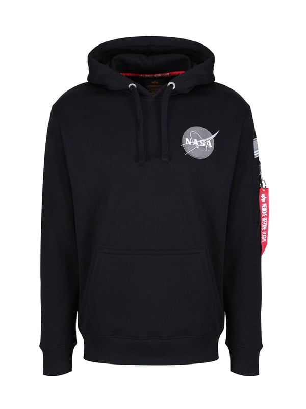 Alpha industries Men's Space Shuttle Hoody in Black