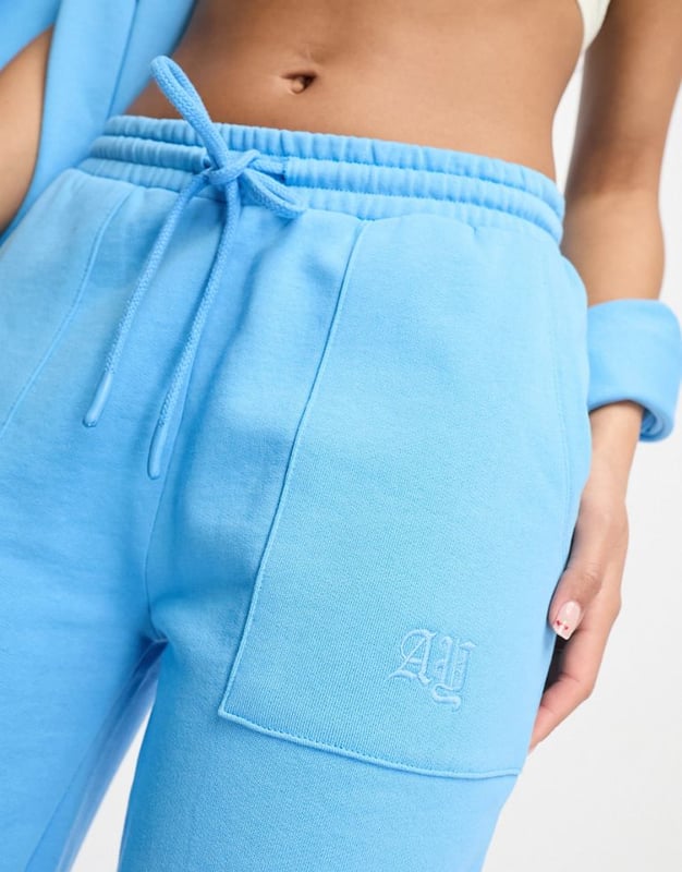 ASYOU branded jogger co-ord in blue