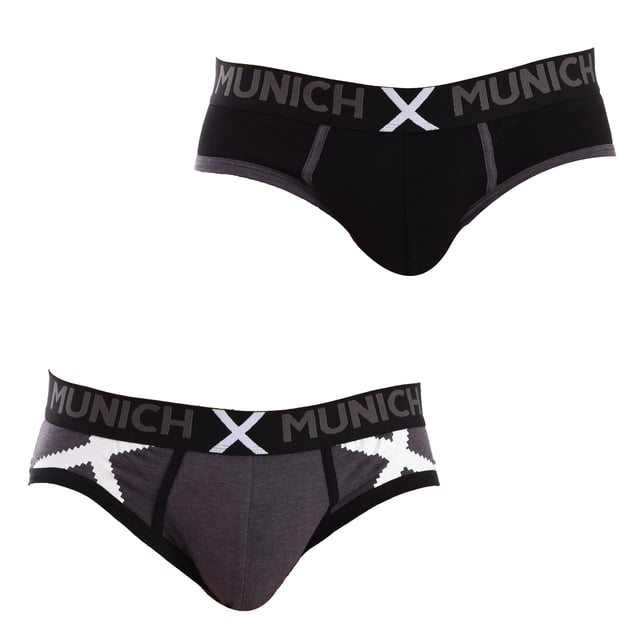 Pack-2 Men's Elastic Cotton Slips MU_DU0170