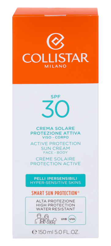 Collistar Active Protection Sun Cream Face Body 30 150ml.