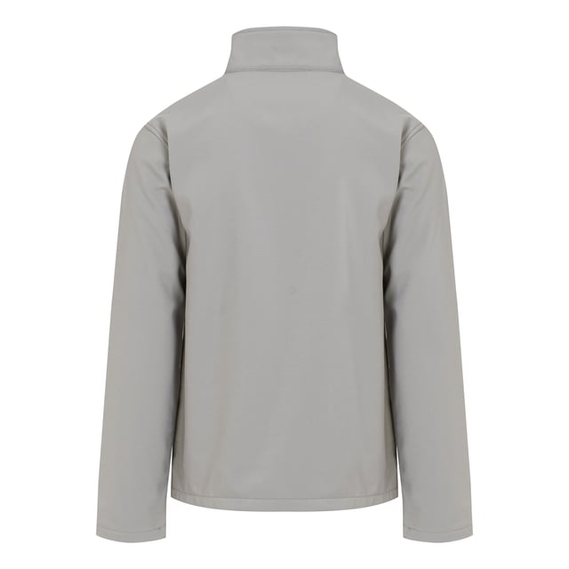 Regatta Mens Ascender Plain Double Layered Soft Shell Jacket (Mineral Grey/Black)