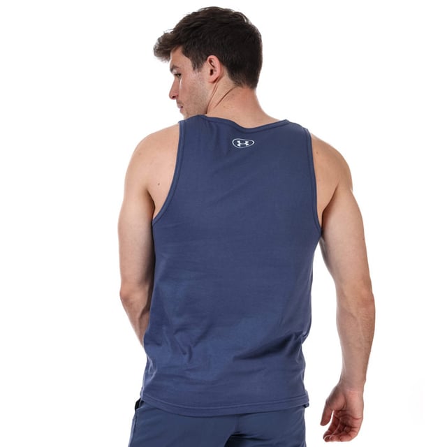 Men's Under Armour Sportsstyle Logo Vest in Blue