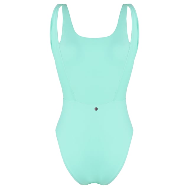Gymshark Open Back Womens Turquoise Swimsuit