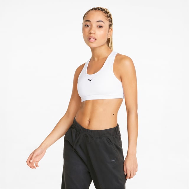 PUMA Womens Mid 4Keeps Graphic Training Bra