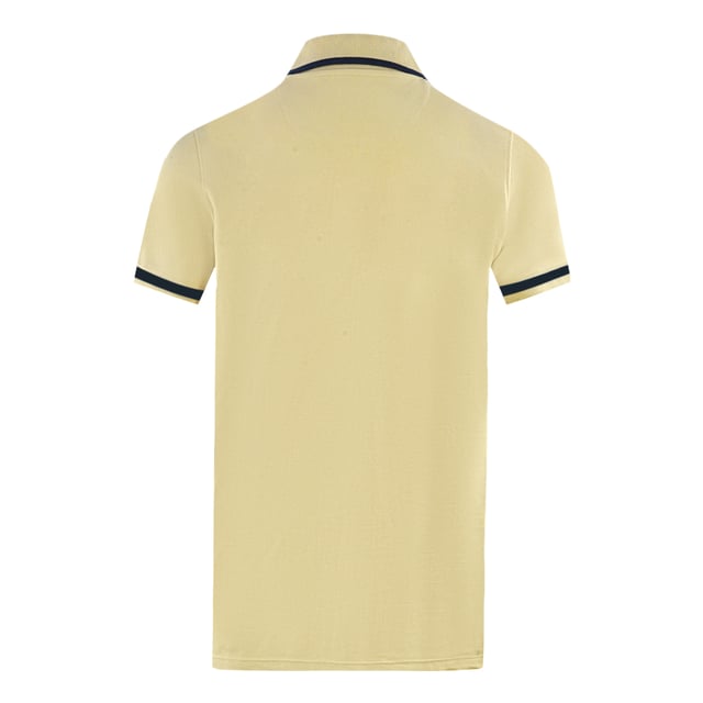 Aquascutum London Union Jack Beige Polo Shirt