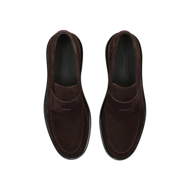 Kurt Geiger London Suede Bank Penny Loafers