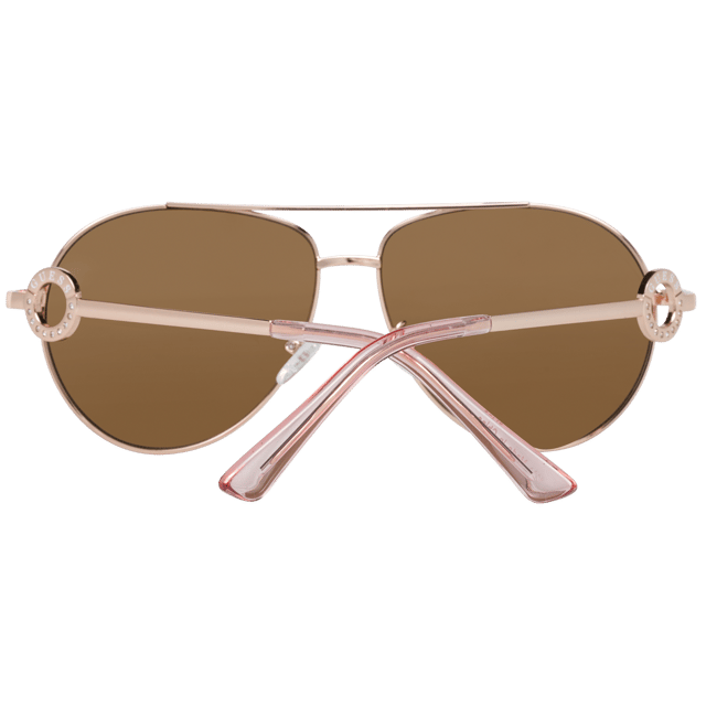 Guess Aviator Womens Rose Gold Brown GF3064
