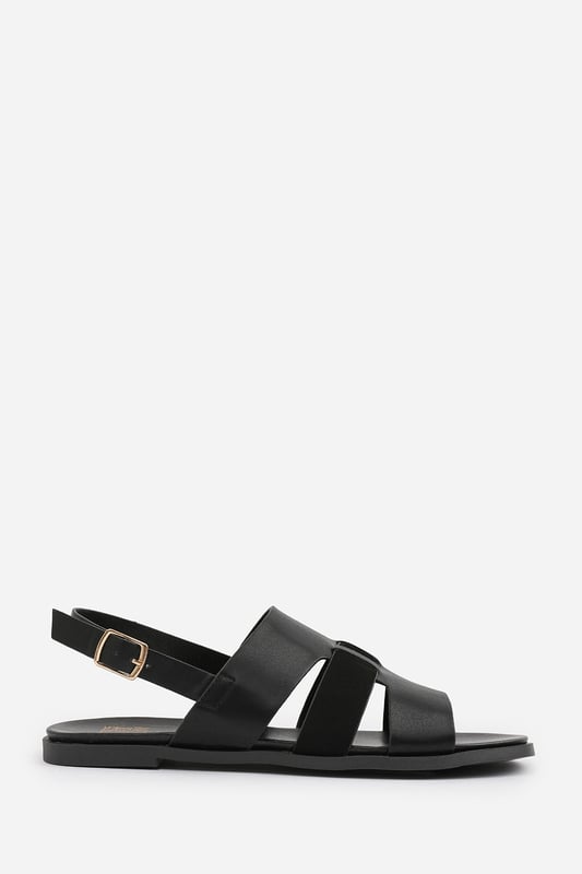 Wheres That From Womens 'Violet' Flat Sandals With Multi Strap Detail ...