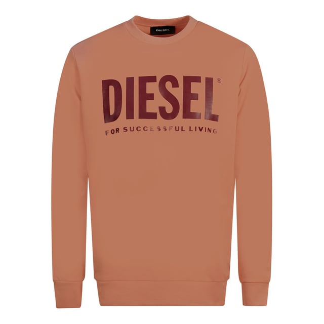 Diesel S-Division-Logo Pink Sweater