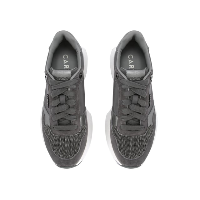 Carvela Suede Flare Embelished Sneakers