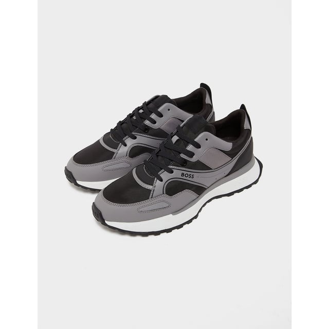 Men's Hugo Boss Jonah Run Trainers in Charcoal