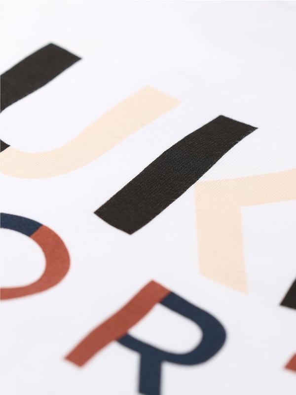 Luke 1977 TEXTY BEAST SWEATSHIRT White Black