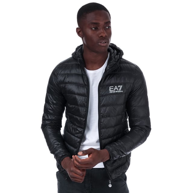 Men's Emporio Armani EA7 Down Jacket in Black