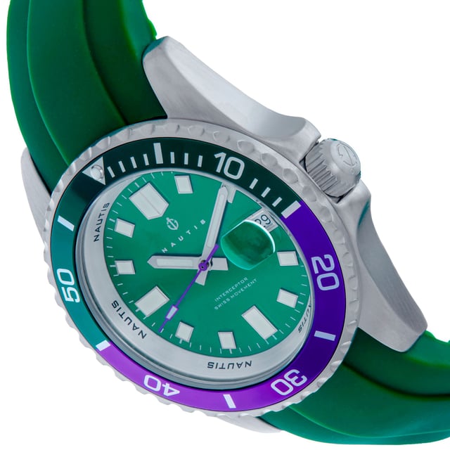 Nautis Interceptor Box Set with Interchangable Bands and Date Display ...