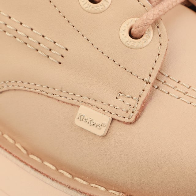 Women's Kickers Kick Hi Stack Boots in Beige