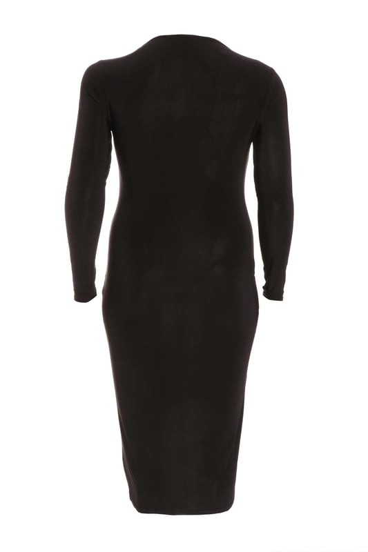 Curve Black Bodycon MidI Dress
