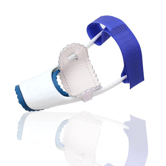 Aquarius Orthopedic Foot Bunion Corrector and Straightener, White and Blue