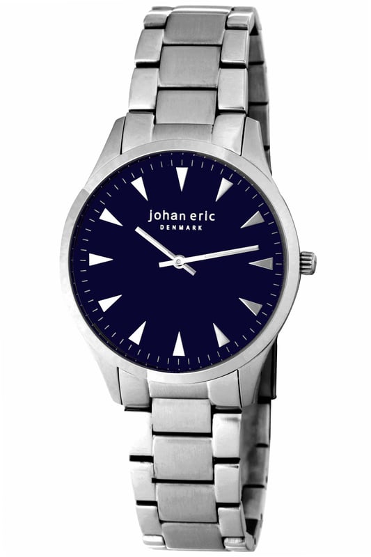 Johan eric: helsingÃ¸r, men's, blue dial watch w triangular hr-markers ...
