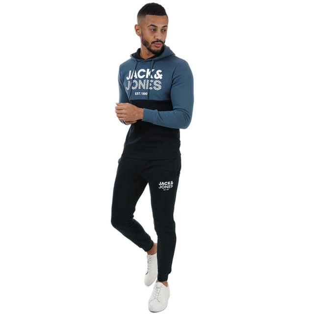 Men's Jack Jones Miller Tracksuit in Navy