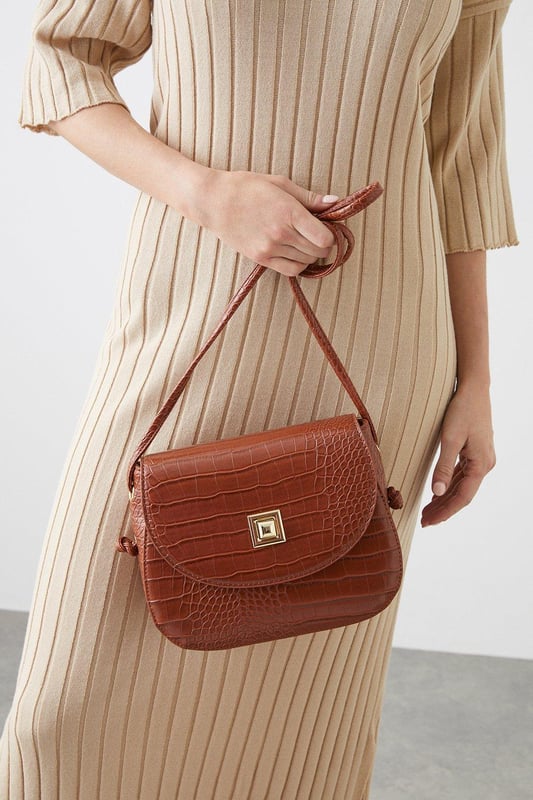 Tiffany Croc Cross Body Bag