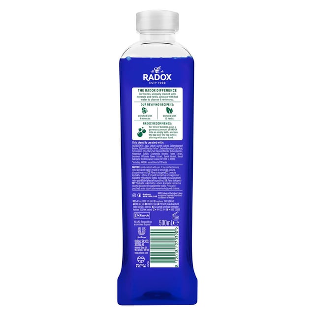 Radox Mineral Therapy Bath Soak Sleep Aromatherapy Dream Scentz 500ml ...