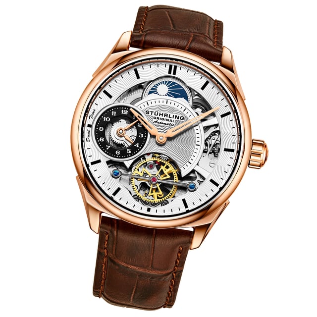 Brown Presidia Automatic 42mm Skeleton