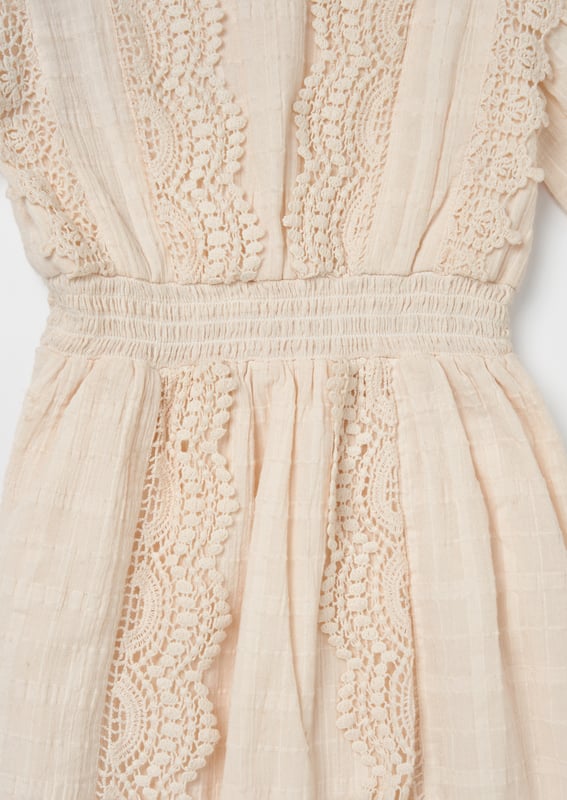 Lace Trim Dress