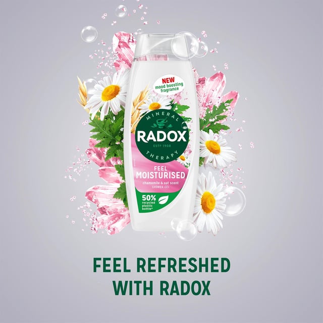 Radox Mineral Therapy Shower Gel Feel Moisturised Mood Boosting 450ml ...