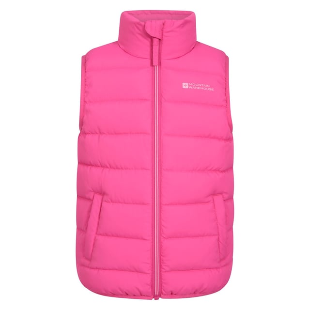Mountain Warehouse Kinder/Kinder Rocko Plain gepolstert Gilet (Rosa)
