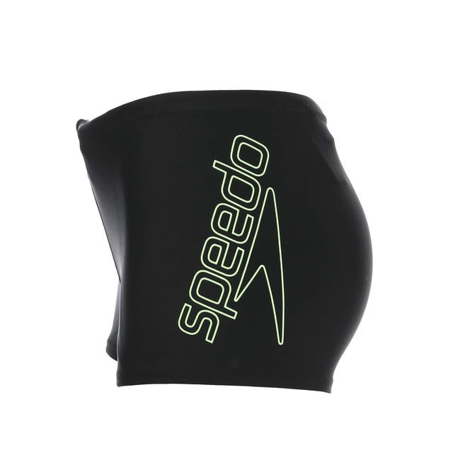 Boy's Speedo Boom Logo Placement Aqaushort in Black