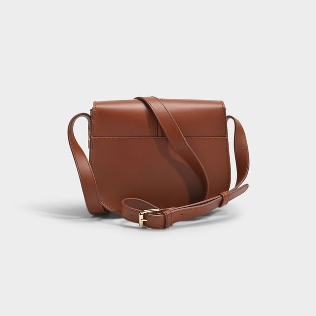 Hobo Betty tas - A.P.C. - Leer - Hazelnoot