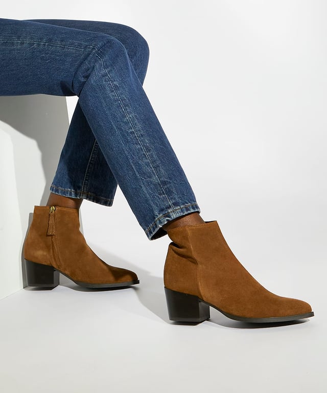 Dune Ladies Patten - Point-Toe Western Boots