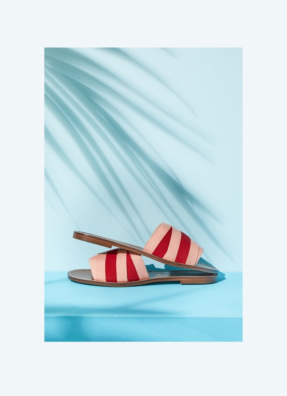 LK Bennett Winnie Flat Sandals, Light Pink