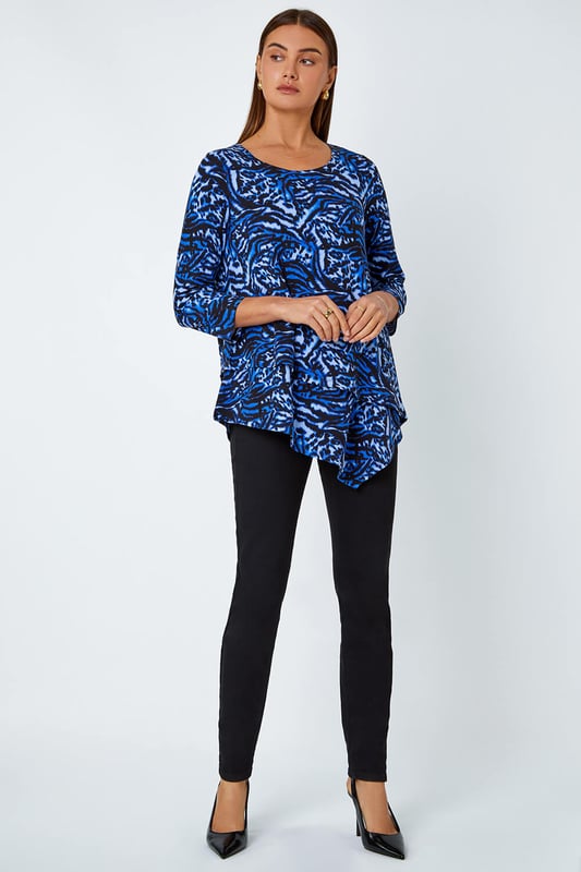 Animal Asymmetric Layer Stretch Top