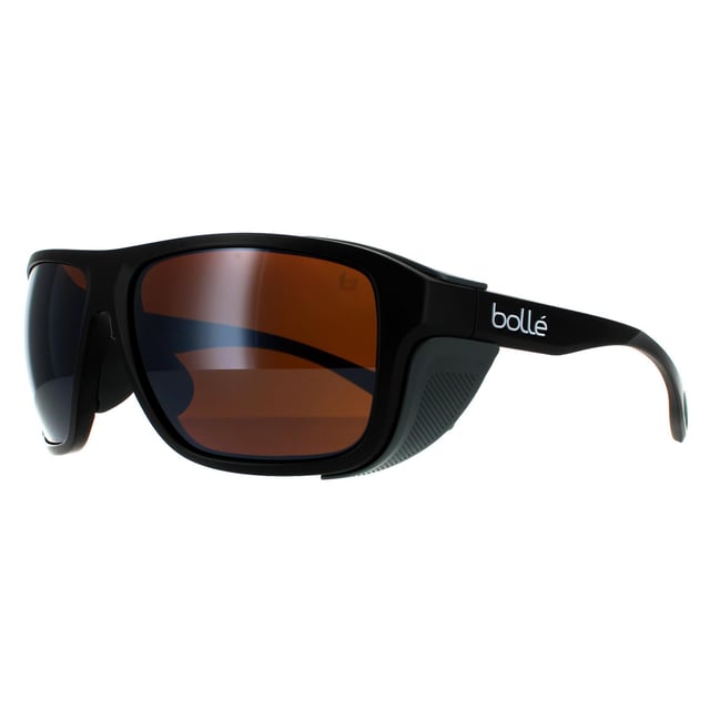 Bolle Wrap Unisex Matte Black Bolle 100 Gun Sunglasses