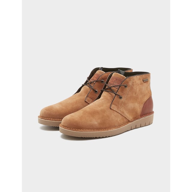 Men's Barbour Kent Desert Suede Boots in Tan