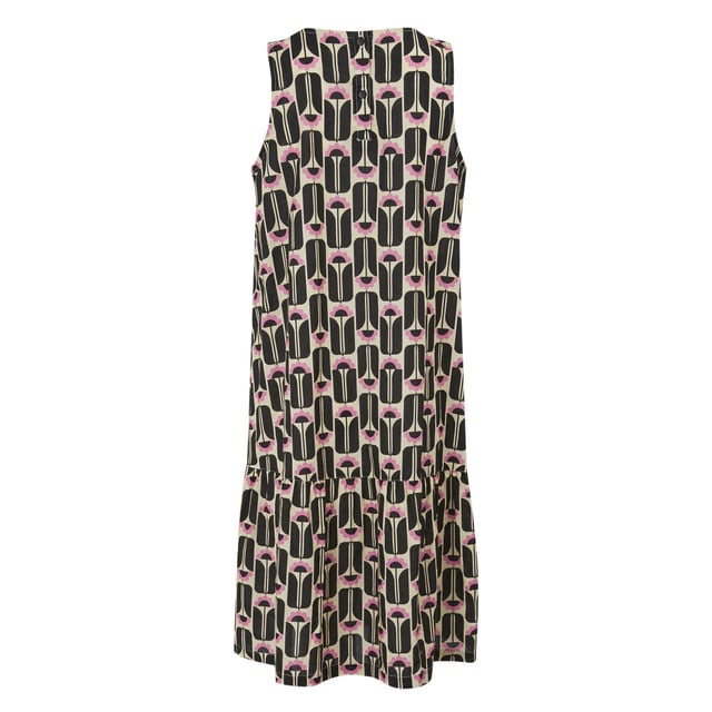 Regatta Dam/Damer Orla Kiely Sommar Tall Flowers Ärmlös klänning (Svart)
