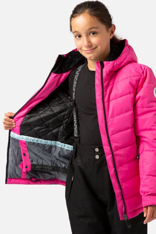 Disco Surftex Ski Jacket Fluro Pink