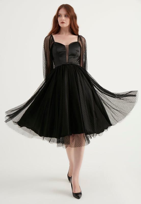 Das Abendkleid aus Tüll