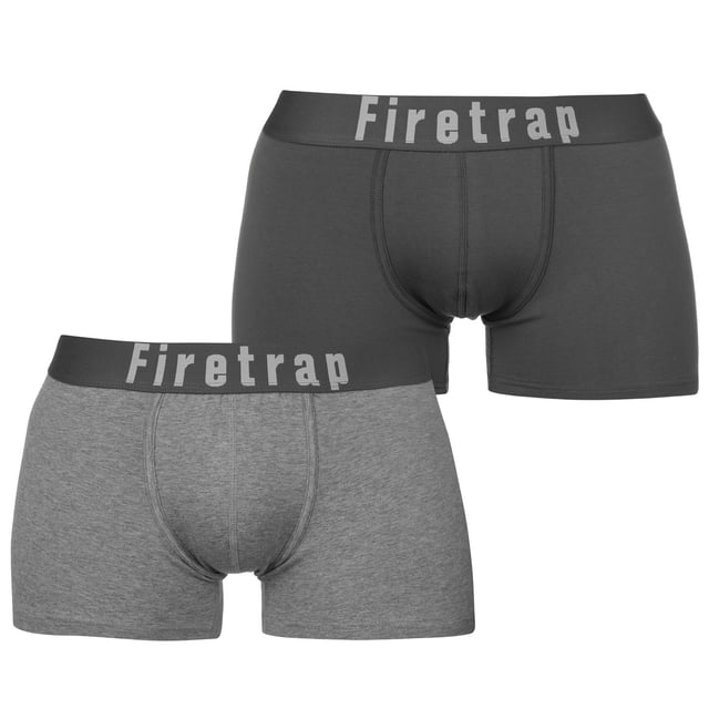Firetrap Mens 2 Pack Trunks