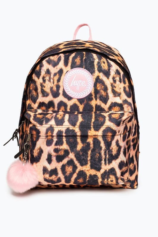 Hype Blush Leopard Backpack