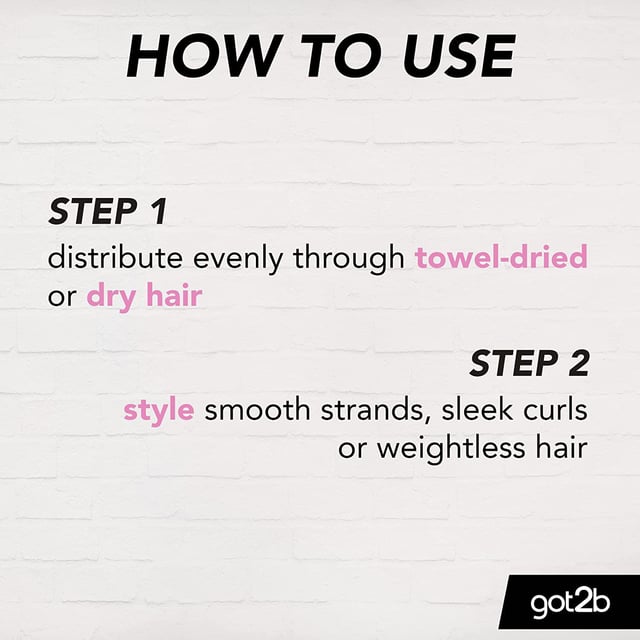 Schwarzkopf Got2b Smooth Operator Anti-Frizz Hair Lotion, 200ml, 2 Pack