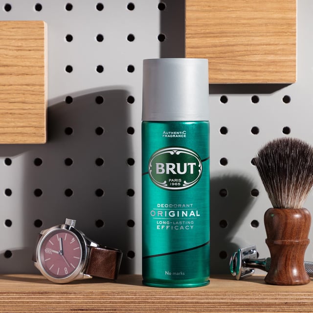 Brut Original Men's Deodorant Body Spray with Distinctive Fragrance ...