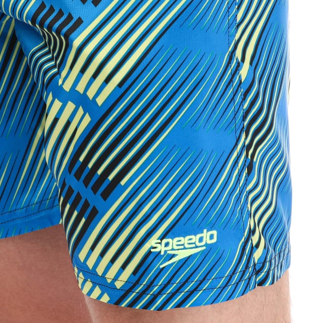 Speedo short met all-over print voor heren, blauw