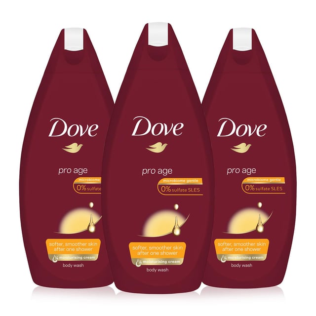 Dove Pro Age Body Wash Sulfate-free Rich Nourishment for Mature Skin ...