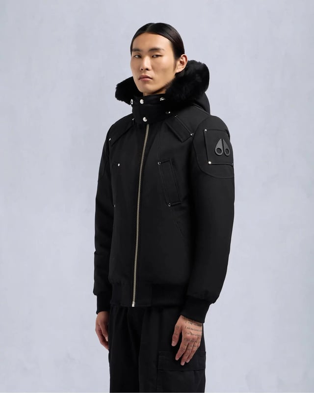 Moose Knuckles Mens Original Ballistic Neoshear Bomber Jacket