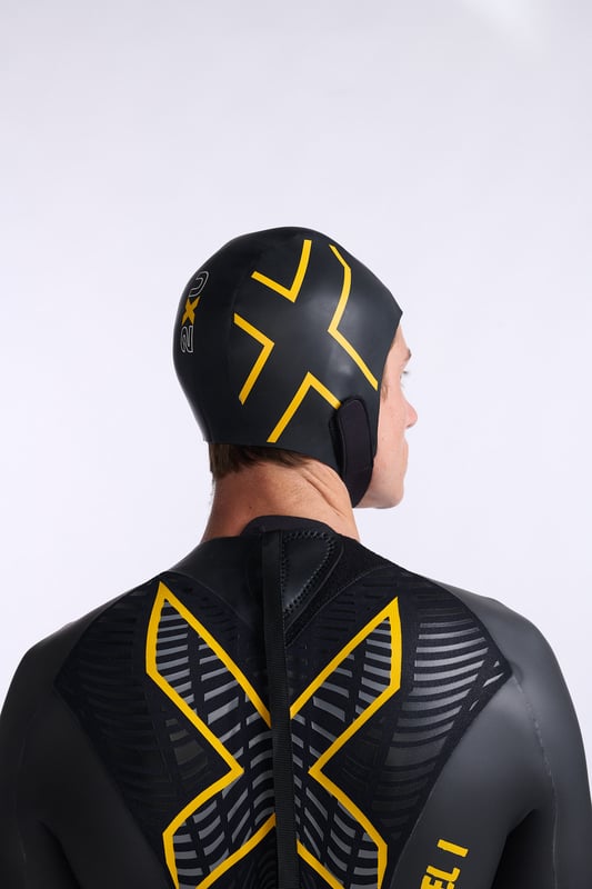 Propel Neoprene Swim Cap Black/Ambition