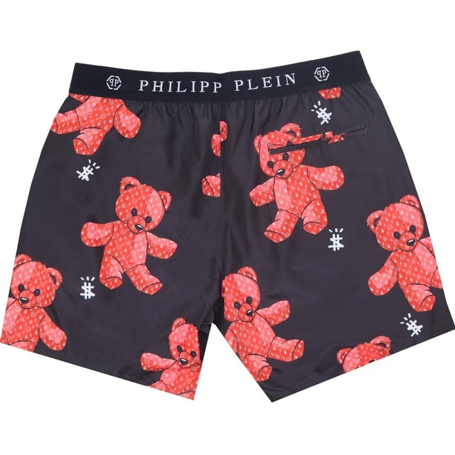 Philipp Plein Money Bear zwarte zwemshort