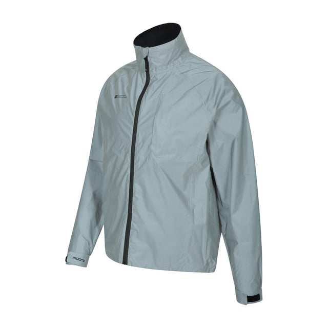Mountain Warehouse Mens Adrenaline II Waterproof Jacket (Silver) Mountain Warehouse Mens Adrenaline II Waterproof Jacket (Silver)