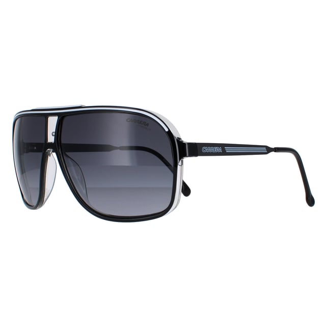 Carrera Aviator Mens Black and White Grey Gradient Grand Prix 3